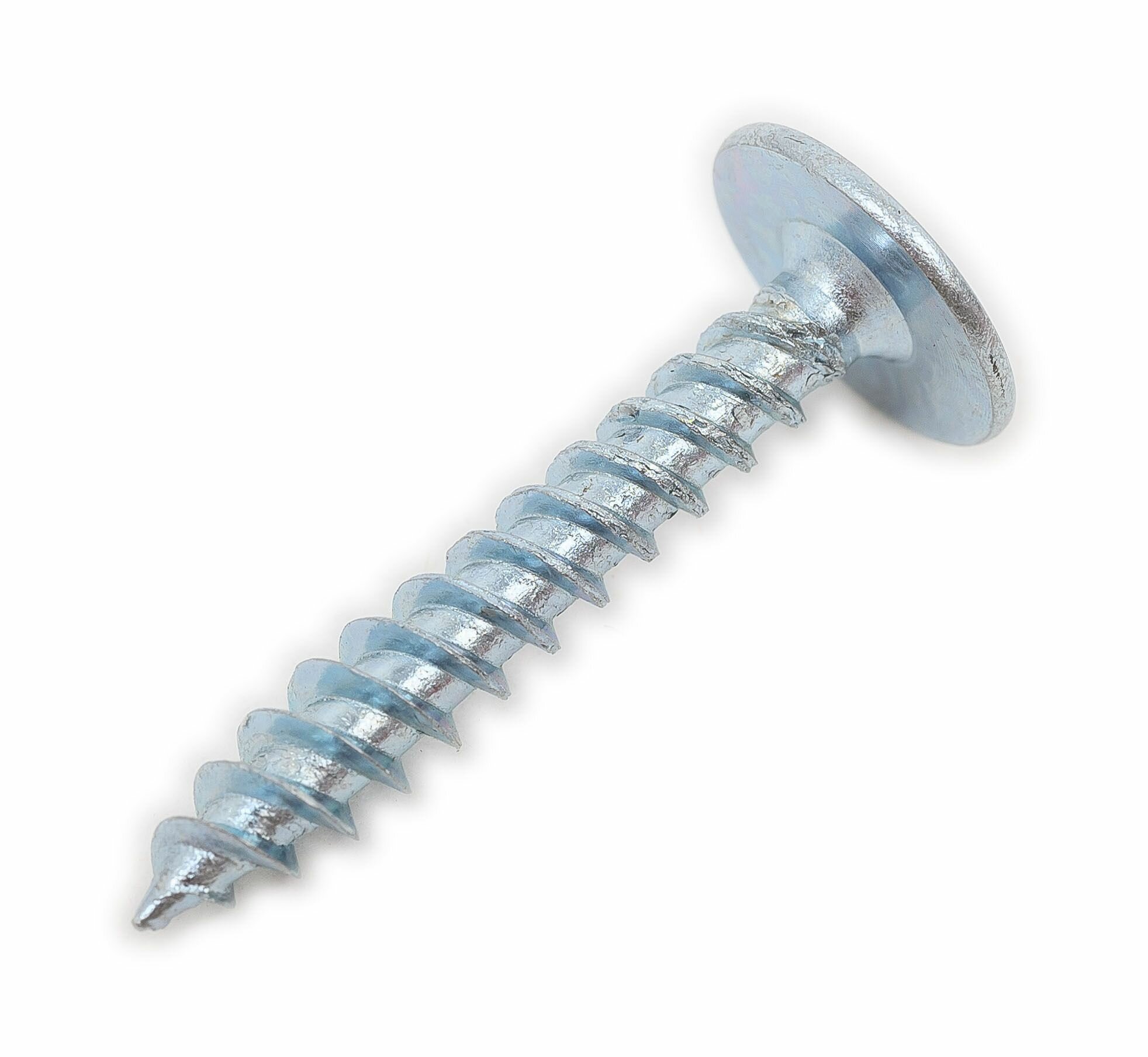 Саморез STEELREX полусфера с прессшайбой, острый, цинк, 4,2x25 мм, 200 шт. 0117042025B400020032
