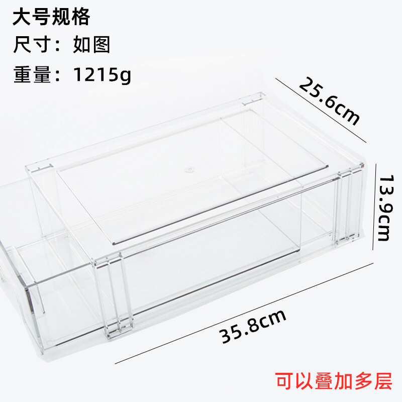 Кухонный холодильник для фруктов и овощей, складной контейнер для хранения банок, пива и напитков, выдвижной органайзер для свежести