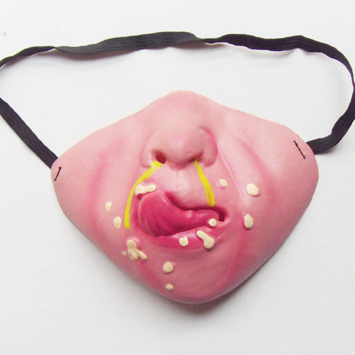 Собачка срывает маску, уморительная маска, трясущаяся губа, хохотун, хохотун