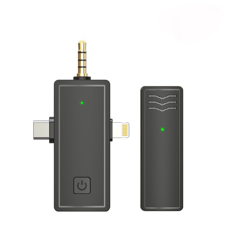 Беспроводной лавалье микрофон K1 3-в-1 для мобильного стриминга, квадратной танцы и аудио, специализированный с малым уровнем шума для стриминга