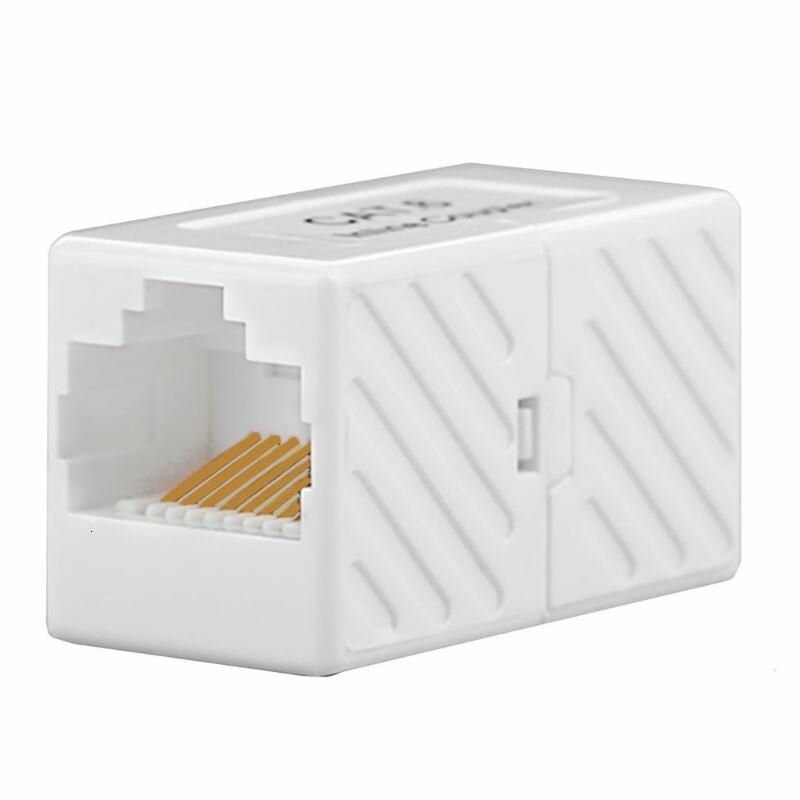Спектакль для женского на разъемы RJ45 Ethernet Cable Cat6 Cat5e Адаптер интернет -соединител расширительный преобразователь расширения