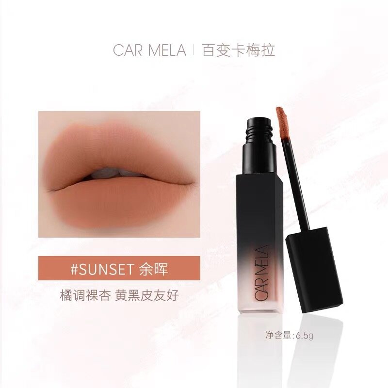Губная помада Carmela, матовая, губная грязь, блеск для губ, долговечный цвет, натуральный, рекомендуется для начинающих, аутентичный опт