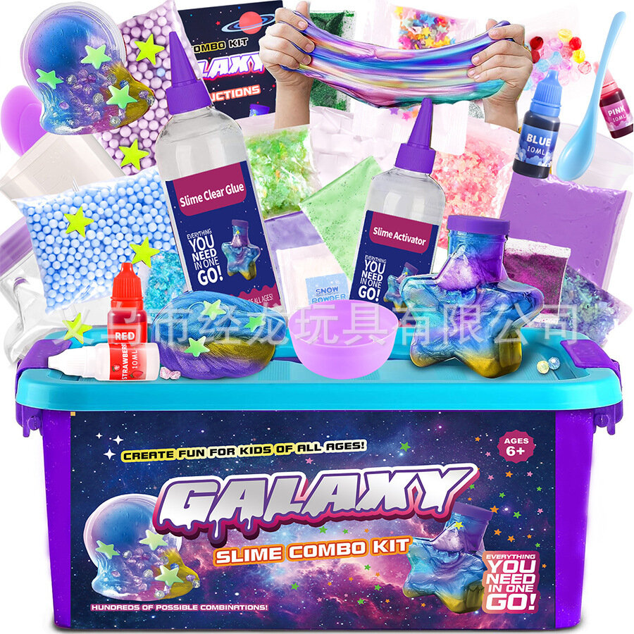 Набор для домашнего слайма, цветная глина, кристальная грязь, образовательная игрушка для детей, популярная игрушка для снятия стресса, цветная глина