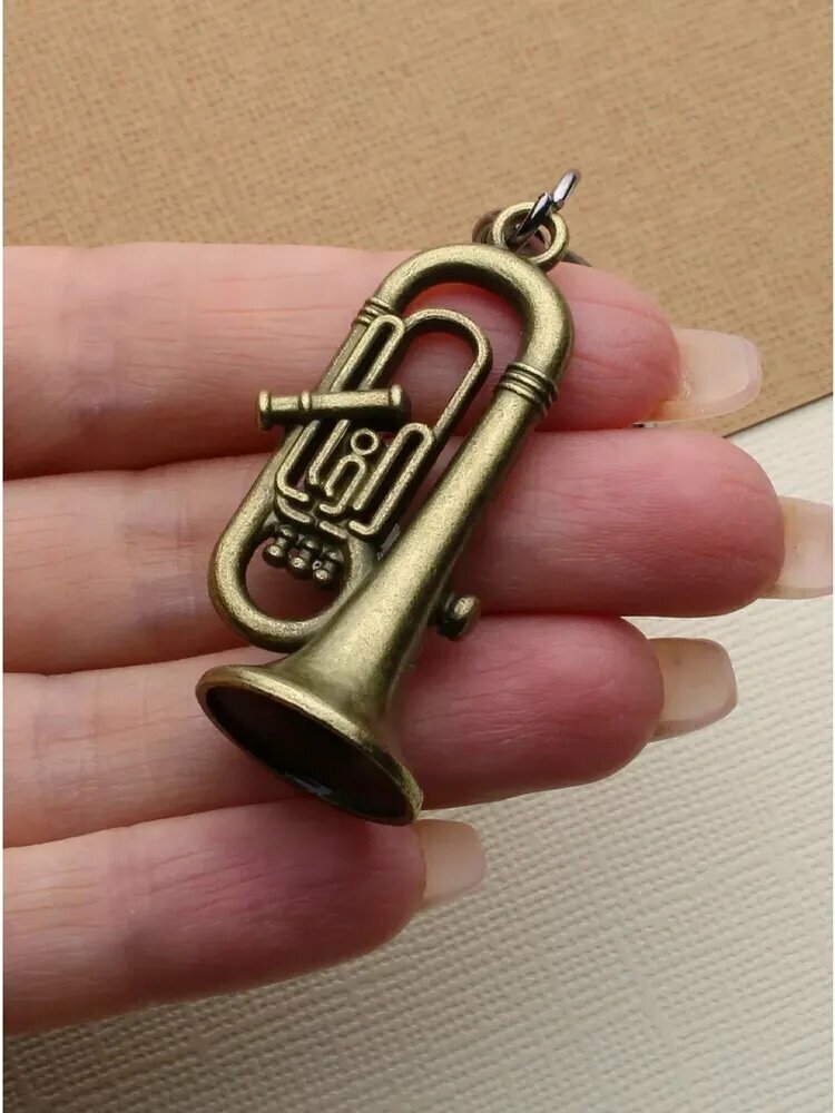 Саксофон, мини - металлические брелоки