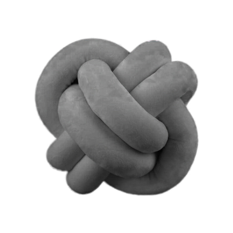 Подушка неправильной формы, домашняя подушка в форме шара, завязанная шаровая подушка, европейский стиль, ручная работа, DIY, плетеная подушка, мягкая короткая плюшевая