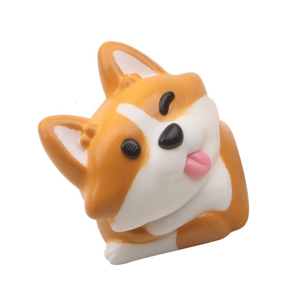 ABS Кейкап с корги для ESC, желтая голова корги