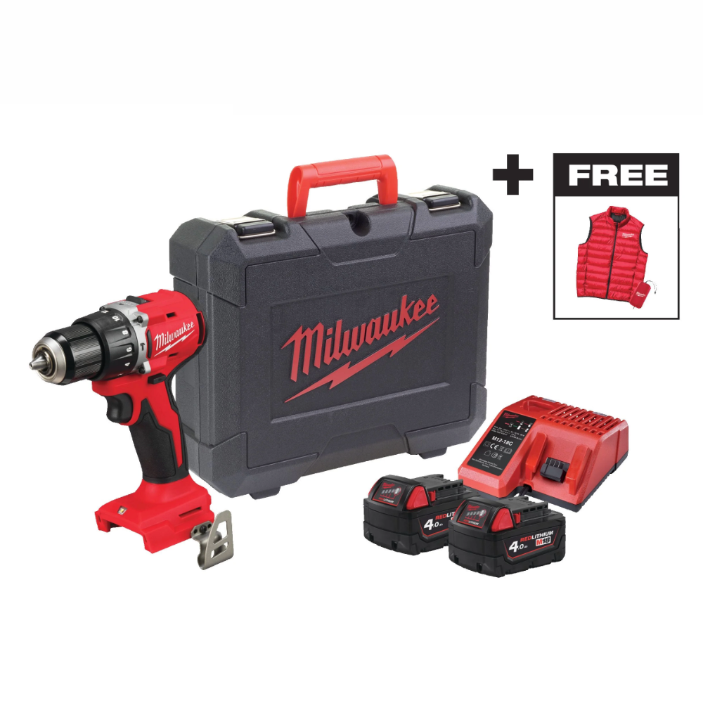 Аккумуляторная дрель-шуруповерт Milwaukee M18 BLPDRCMC-402C 4933499458