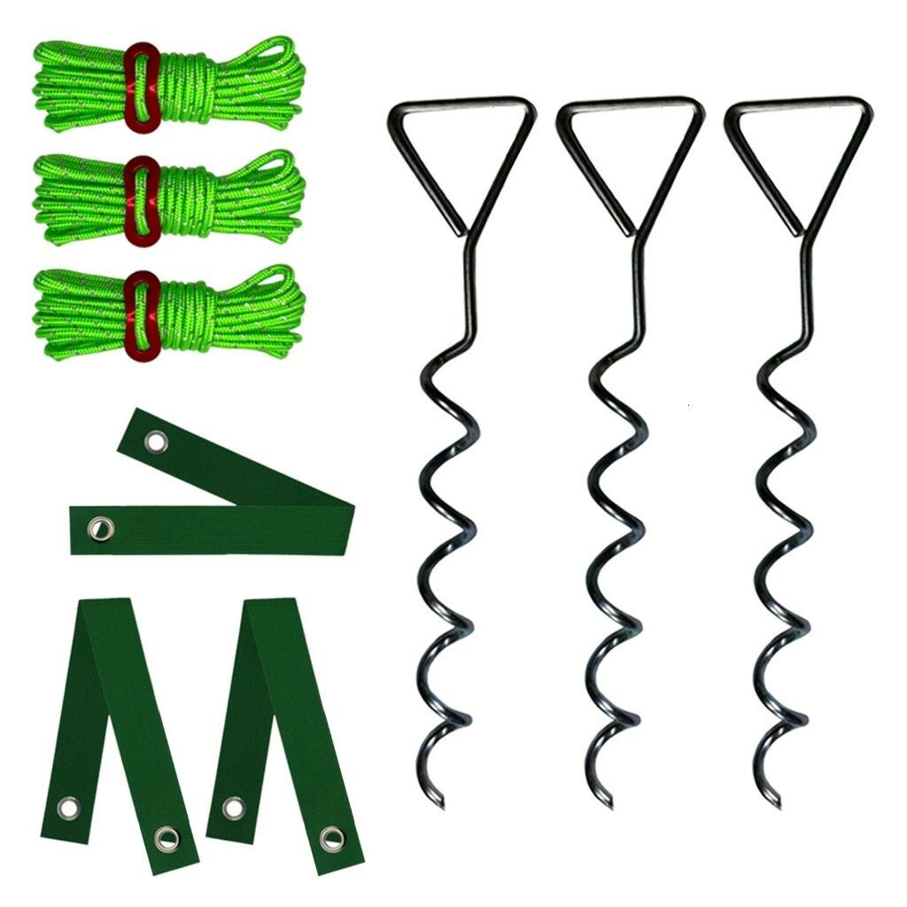 Комплект для поддержки молодых деревьев, Черные ногти для пола