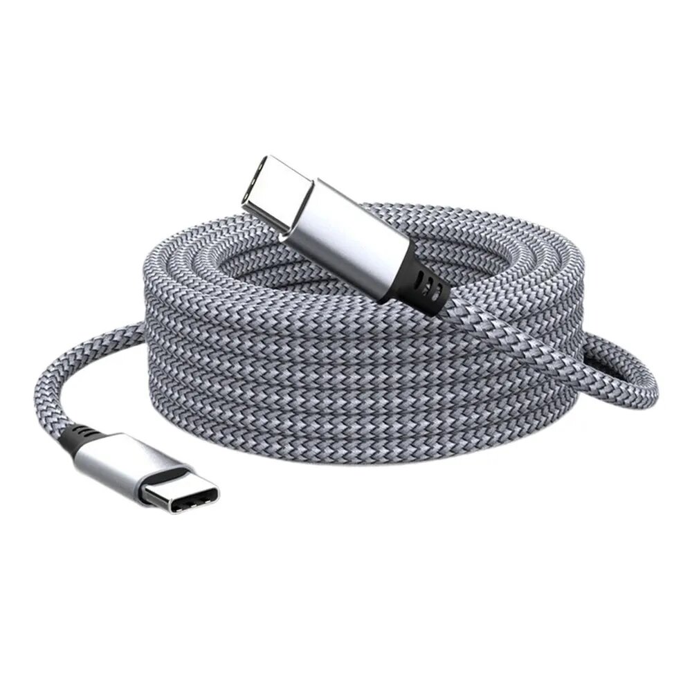 RUISINERY Кабель для мобильных устройств, 8 м, черно-серый