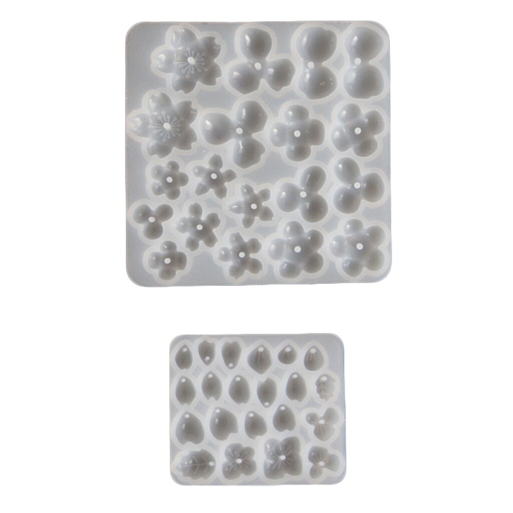 2 шт./компл, трехмерный цветочный лепесток, кулон, браслет, ожерелье, серьги, набор форм