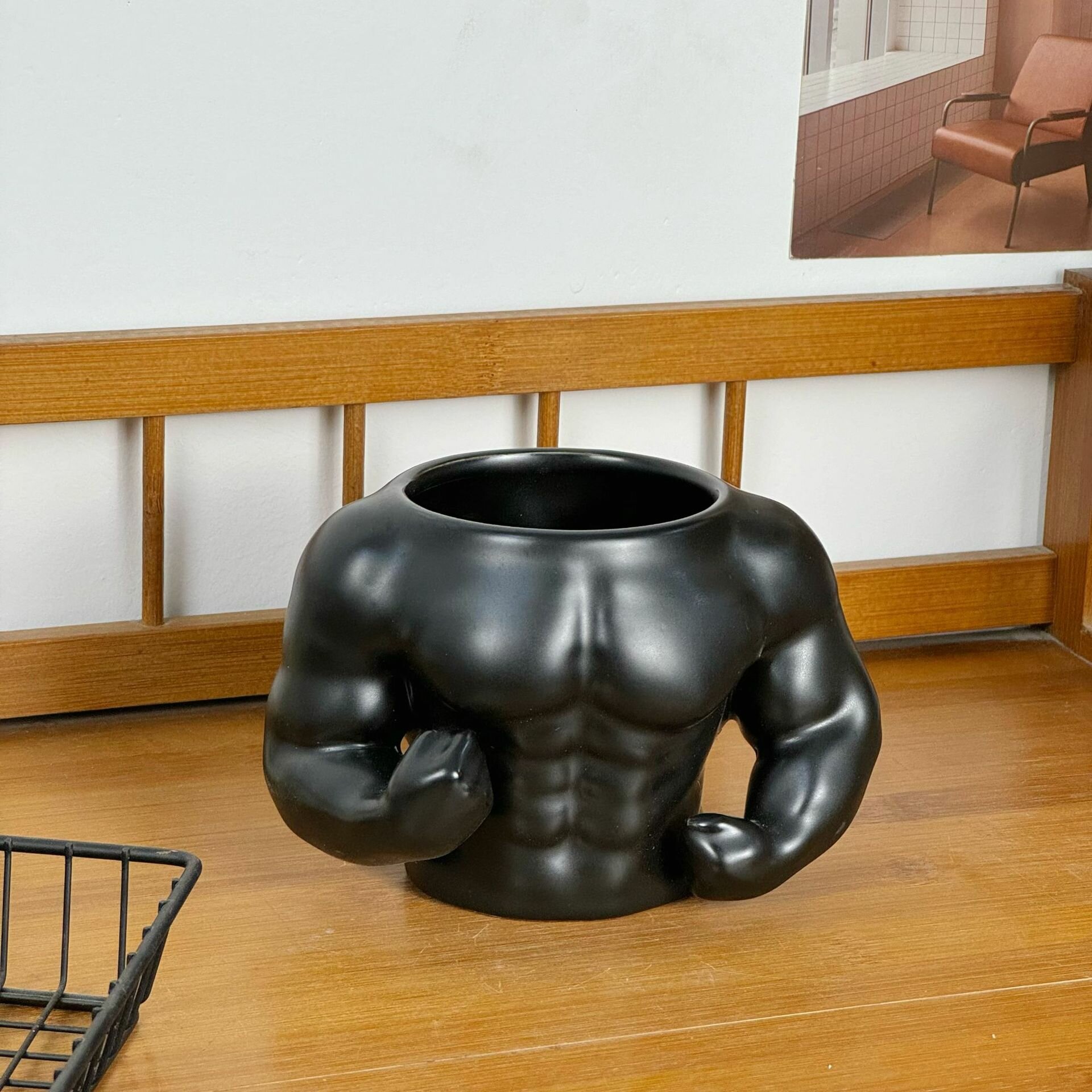 Кружка для воды с мускулами для парня, забавная кружка для пары, большая емкость, кофейная кружка, нишевая высококачественная кружка, подарок на день рождения