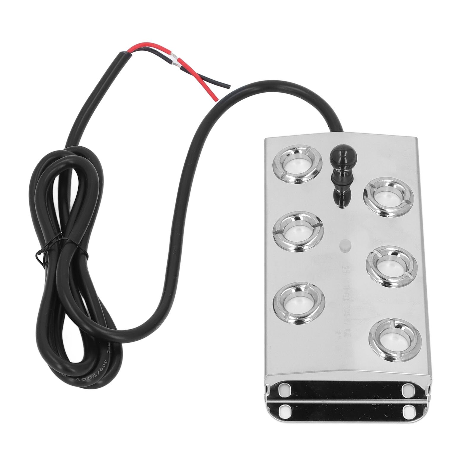 Ультразвуковой генератор тумана для прудов и фонтанов с кабелем 1,35 м, нержавеющая сталь, 6 насадок, бесшумный, для ландшафтного дизайна и сада, DC45-48V