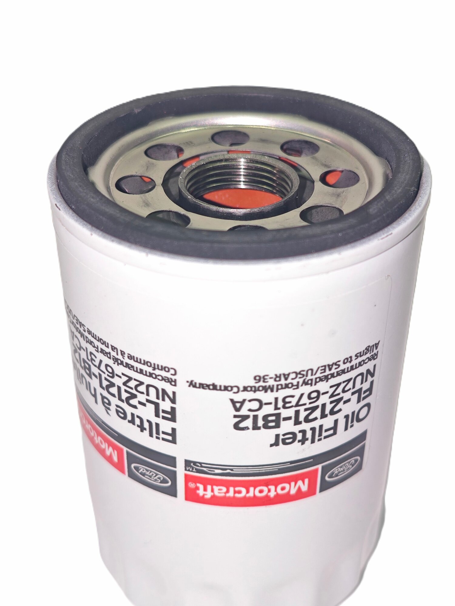 Фильтр масляный FL-2121 MOTORCRAFT для автомобилей Ford, Chevrolet, GMC / NU2Z6731CA