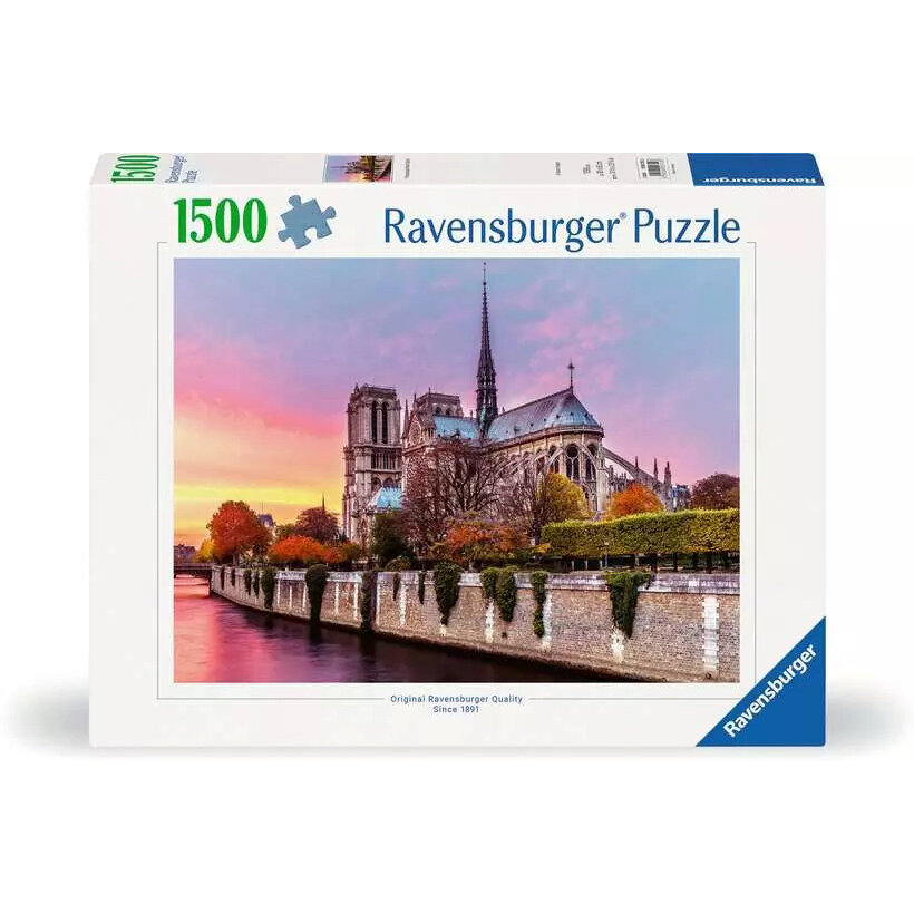 Пазл Ravensburger 1500 Живописный Нотр-Дам, арт.00712, классический