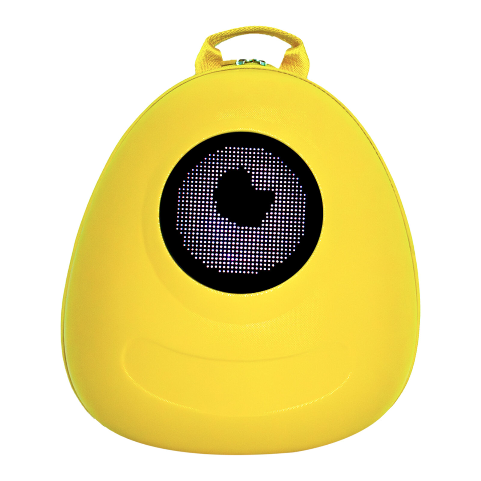 Рюкзак со светодиодной подсветкой, милые рюкзаки для девочек, рюкзак с большими глазами, рюкзак для активного отдыха, рюкзак со светодиодным экраном, управляемый с мобильного телефона, желтый.