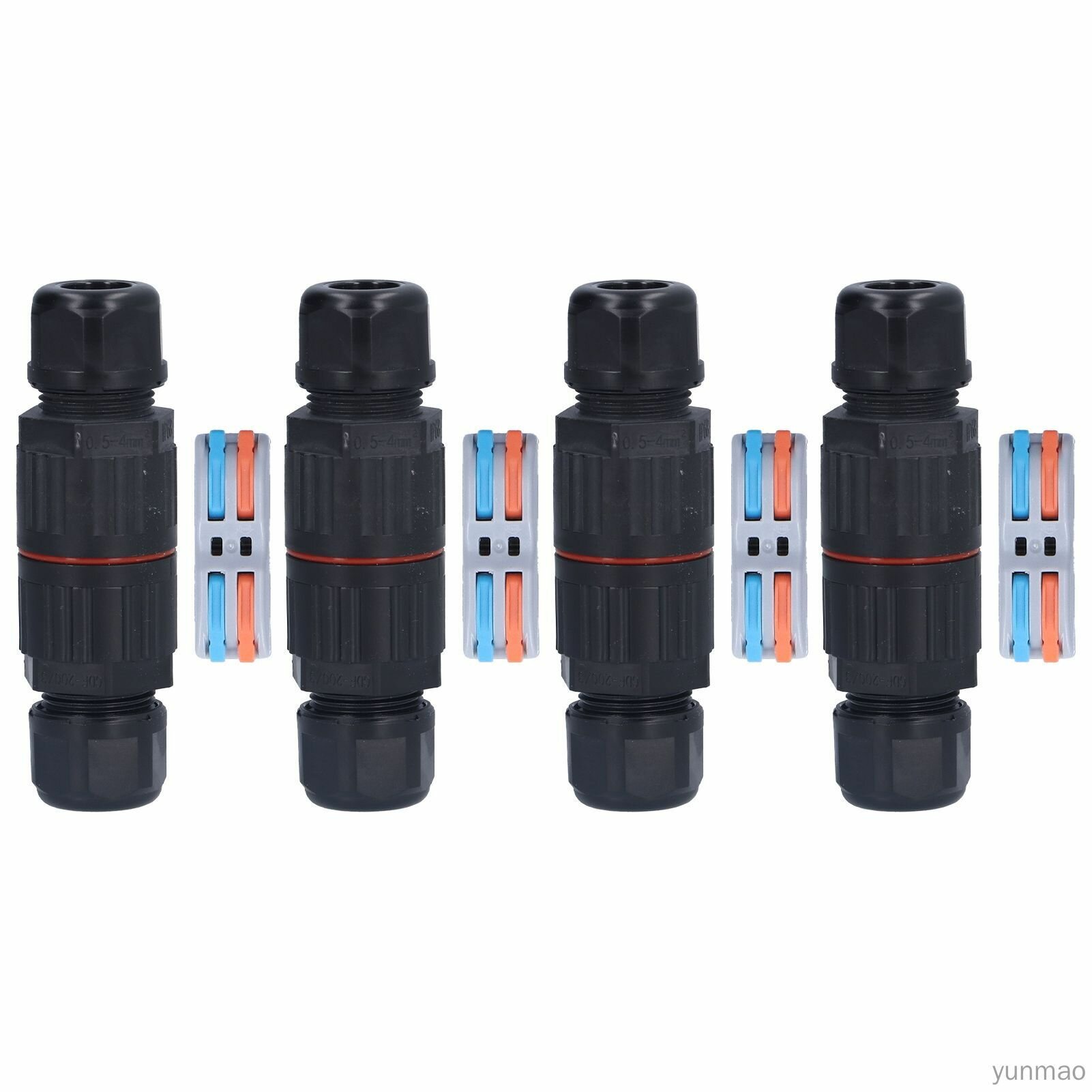 Шт. водонепроницаемая распределительная коробка, прямой внешний кабельный короб для использования на открытом воздухе, 2 входа, 2 выхода, IP65, защита от атмосферных воздействий