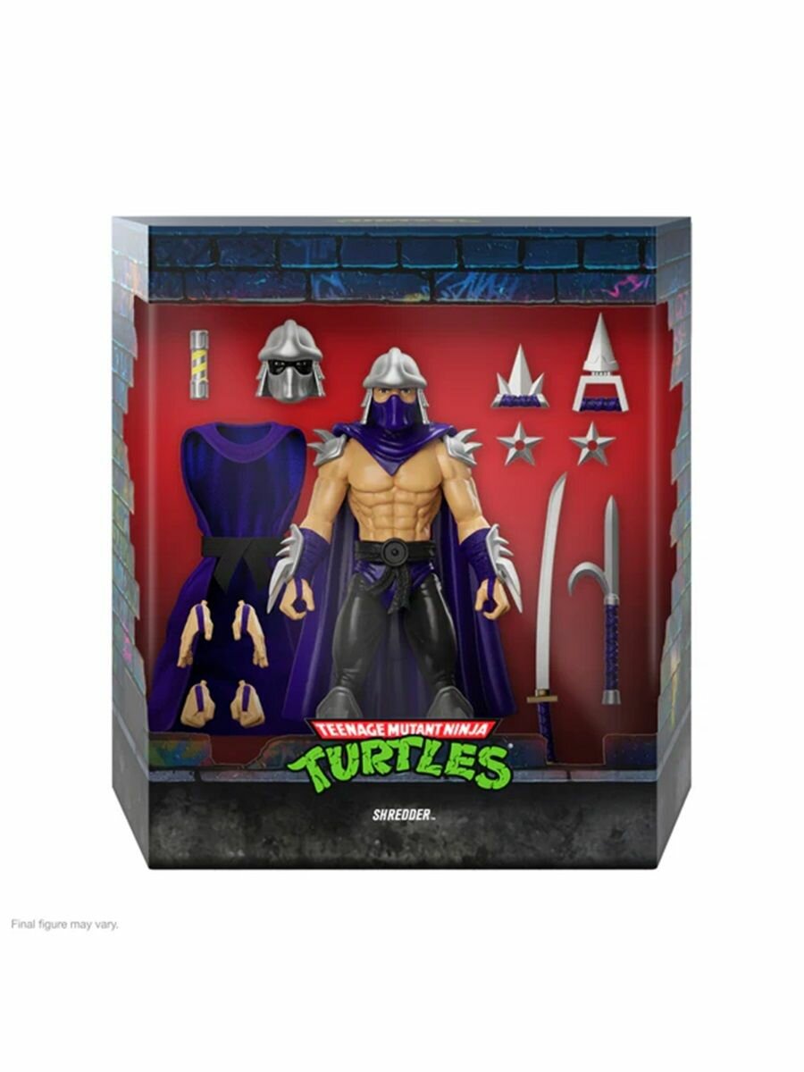 Фигурки Super7 Teenage Mutant Ninja Turtles ULTIMATES! Wave 8 Series Action Figure Shredder (Silver Armor)(7inches)