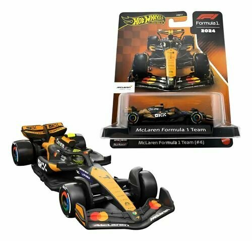 Игрушечный транспорт Hot Wheels PREMIUM - McLAREN FORMULA 1 TEAM (#81) - Хот Вилс JBM25