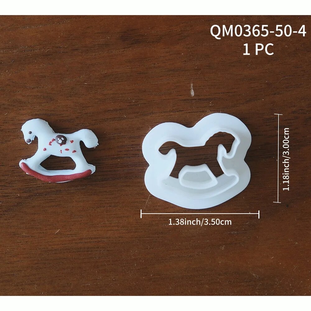 Фрезы для полимерной глины в форме лошади PLA QM0365-50-4