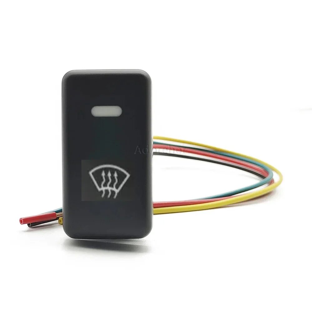 1 шт. автомобильный светодиодный переключатель обогрева лобового стекла с кнопкой Windshield Heater