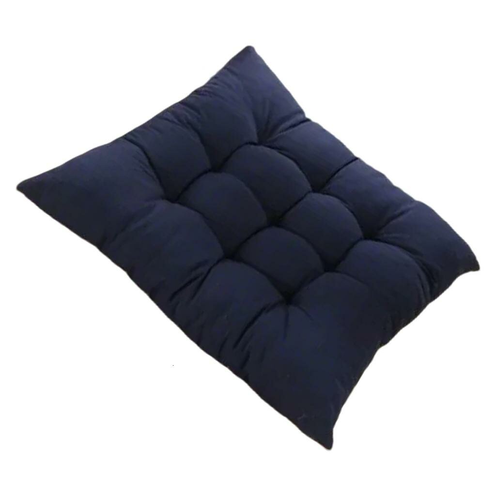 Сидячий коврик для стула 46x46 см, Темно-синий