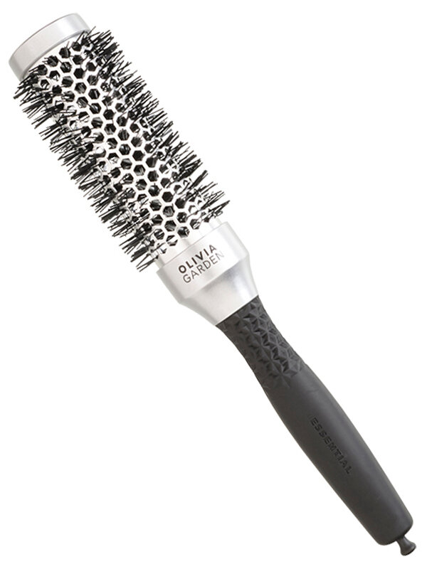 Термобрашинг Olivia Garden ESSENTIAL BLOWOUT, 35мм, антистатический, серебристый