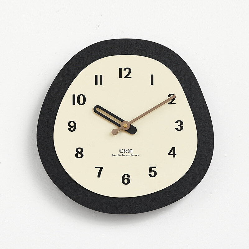 Настенные часы Wozoom в современном минималистском стиле с премиальным дизайном, художественные маятниковые часы, креативное украшение для стен.