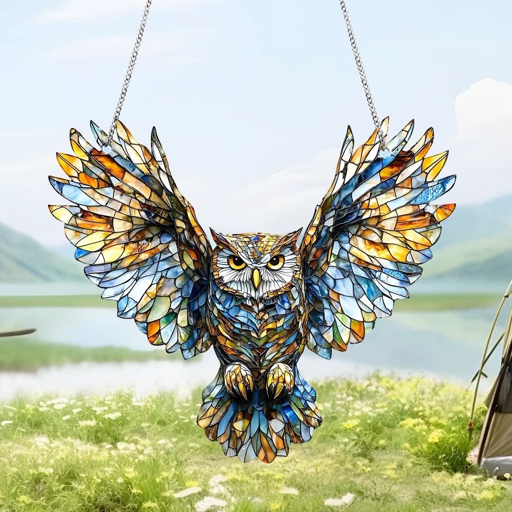 Декор для штор, роспись, подвеска в виде птицы, домашний декор, 1 орёл