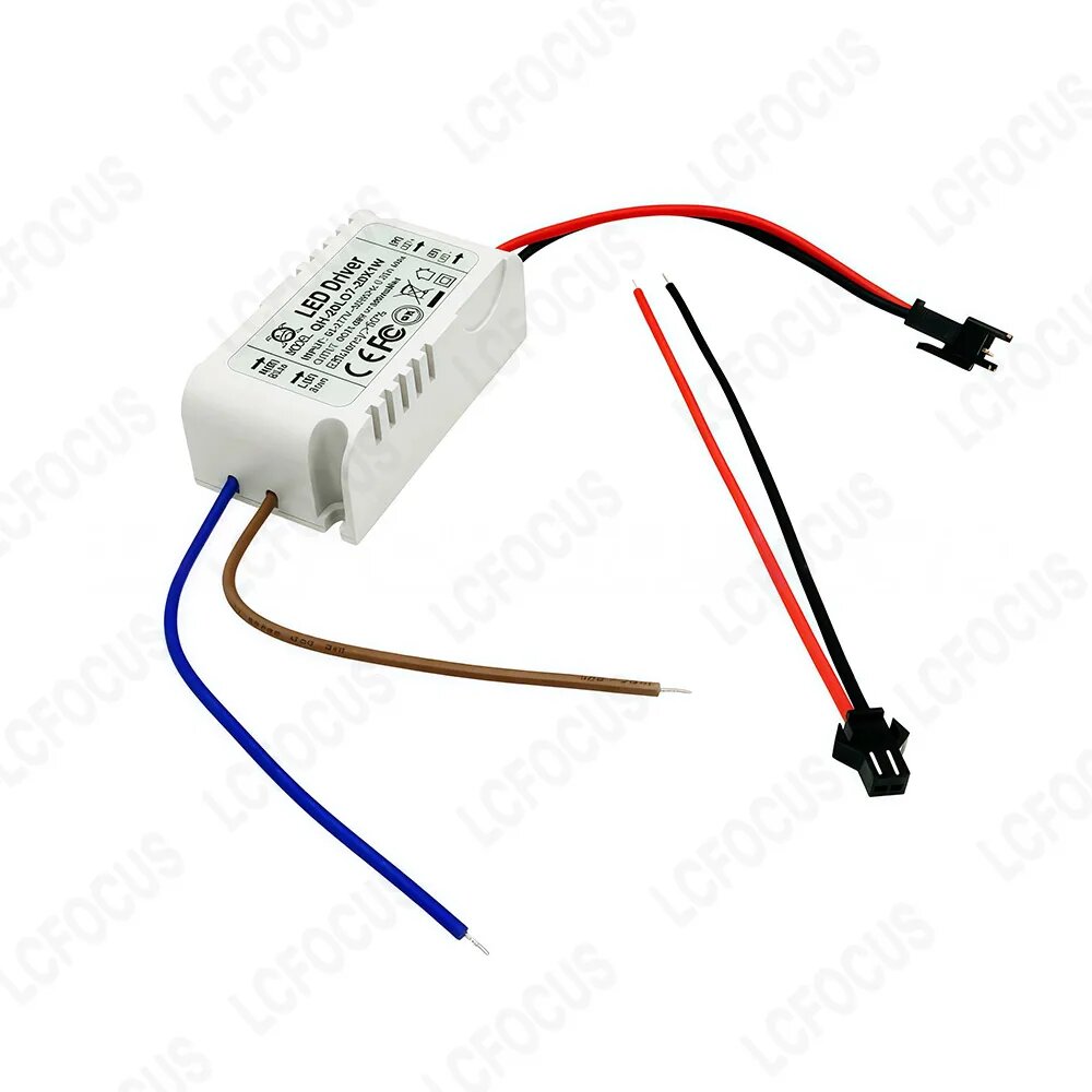 LCFOCUS Трансформатор 7-20Вт, DC 15-45V, Цвет: PCB Board