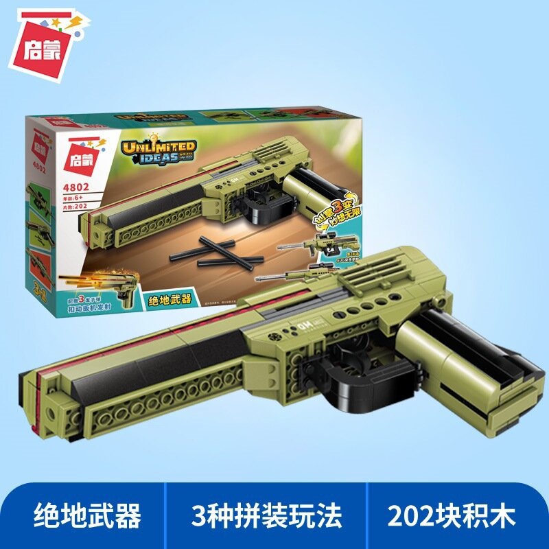 Конструктор Enlighten 42116 «Авиационный рыцарь»: трансформируемый вертолет-самолет, развивающая игрушка для мальчиков,