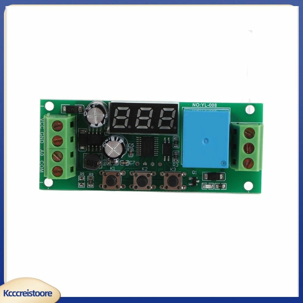 Модуль датчика тока, цифровой дисплей 4-20 мА, реле DC12V