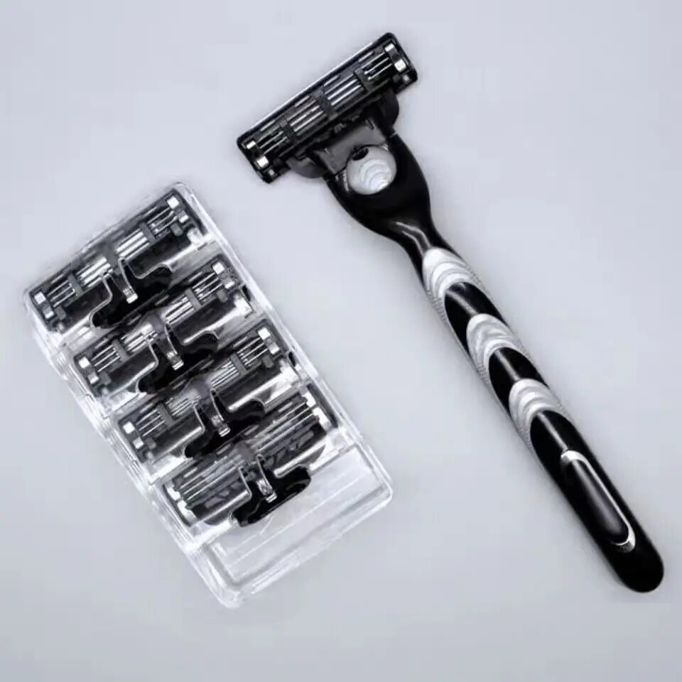 Мужская бритва 3-слойная, цвет 1, 4 blades