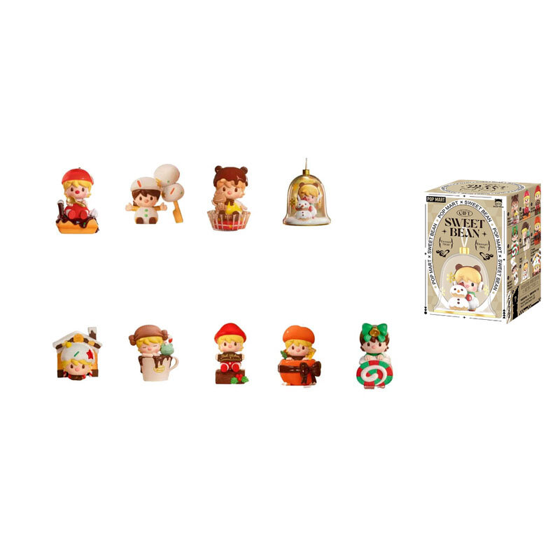 POP MART Sweet Bean Frozen Time Dessert Box Collection 2023, Single Mystery Box (Random Pick)