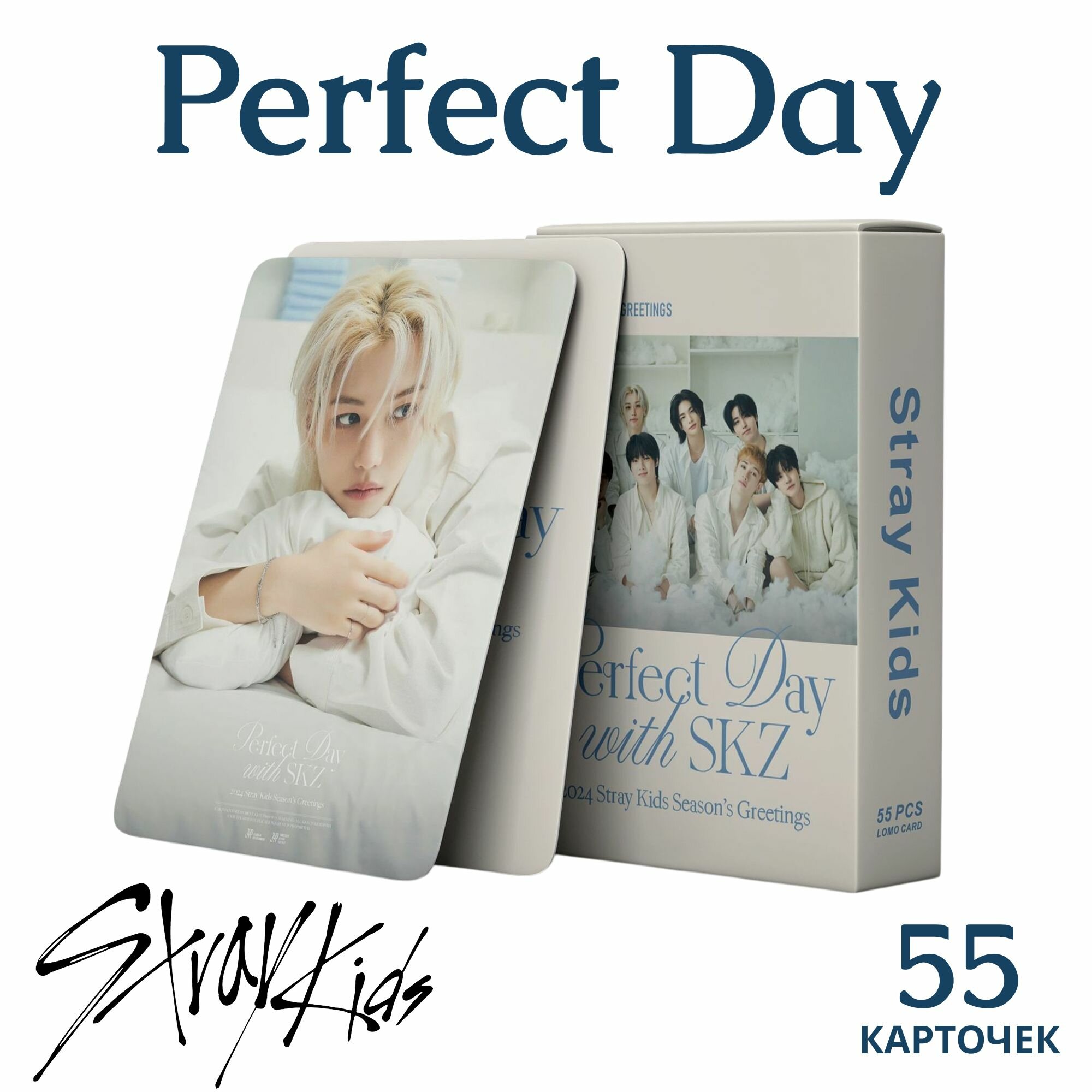 Карточки Стрей Кидс / Набор Stray Kids Perfect Day SKZ/ Набор 55 штук