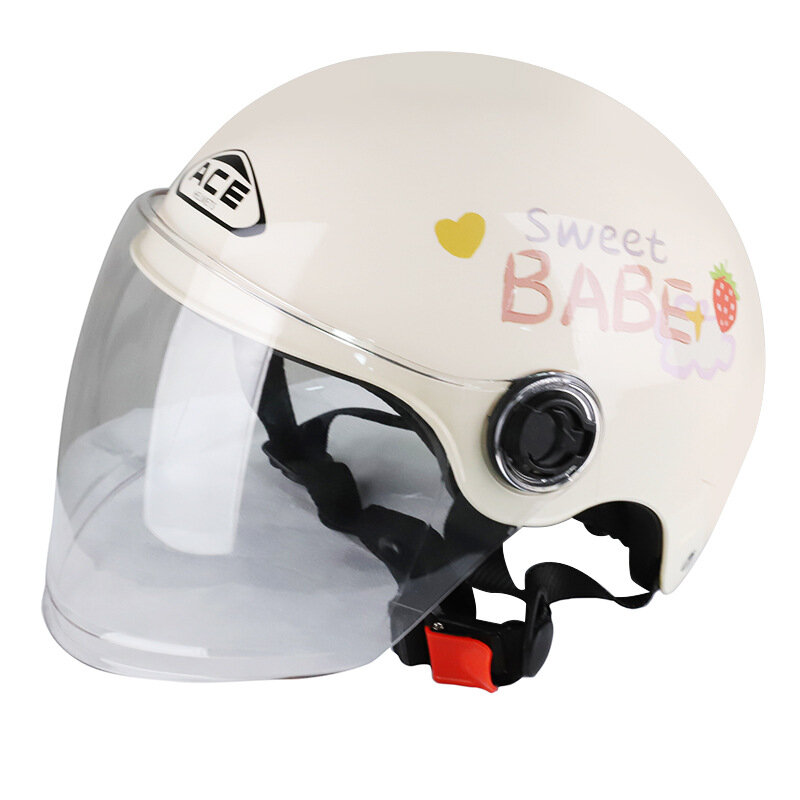 Детский термальный шлем, фабричный класс А, новый национальный стандарт, сертификация 3C, регулируемый, для мальчиков и девочек, большой детский мотоциклетный шлем