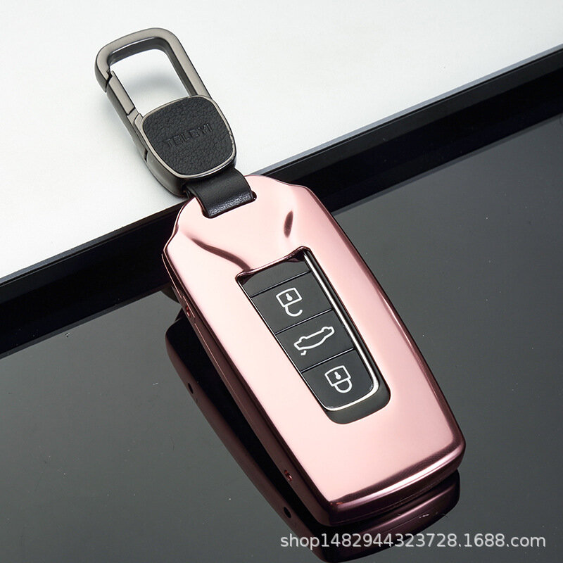 Подходит для ключа Volkswagen Touareg, импортный смарт-пульт Touareg, алюминиевый сплав, высококачественный чехол для ключа, подвесной на поясе