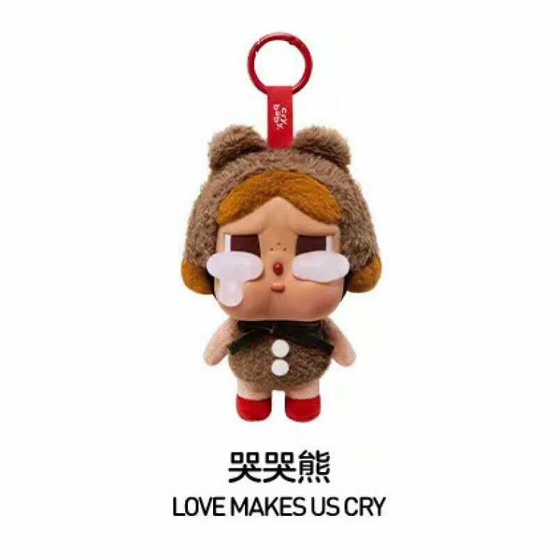 Коллекционная кукла POP MART CRYBABY Cry Again Series в закрытой коробке - плюшевая игрушка с виниловым лицом HY, 1 штука.