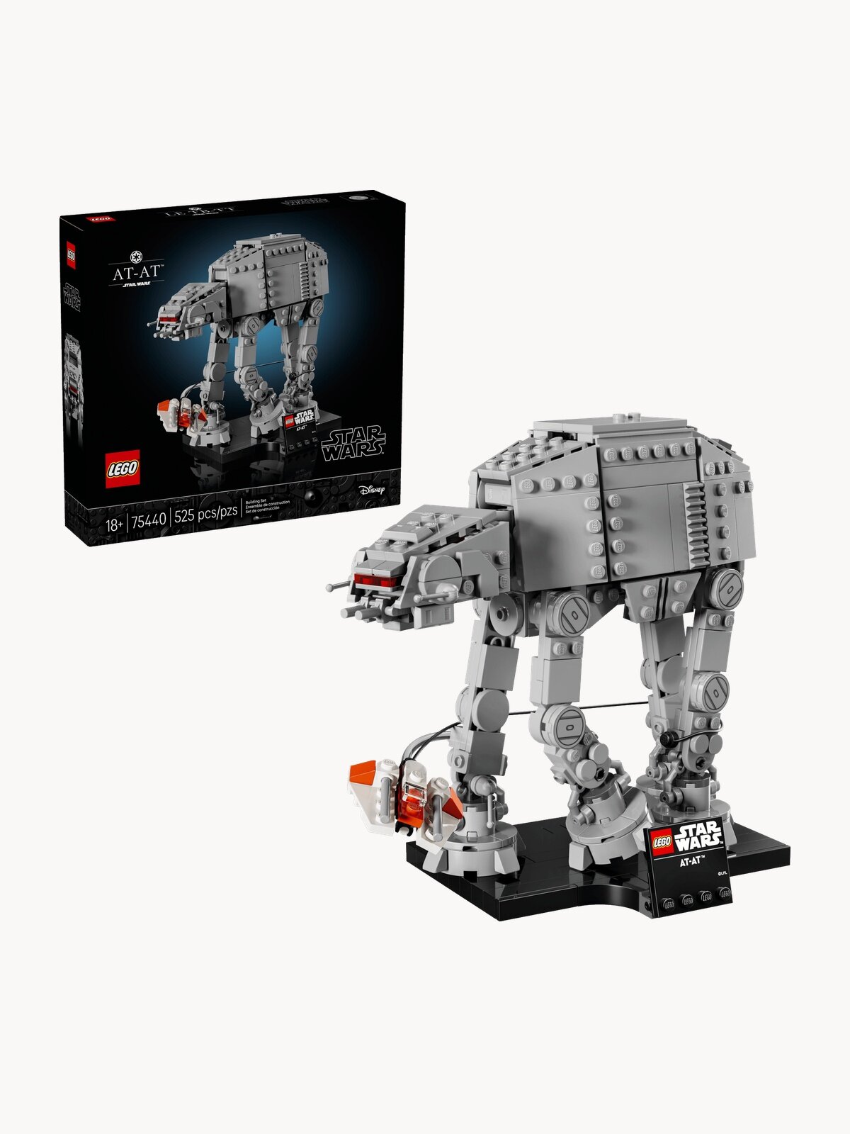 Конструктор LEGO Star Wars™ 75440 Шагоход AT-AT, серый, 525 дет.
