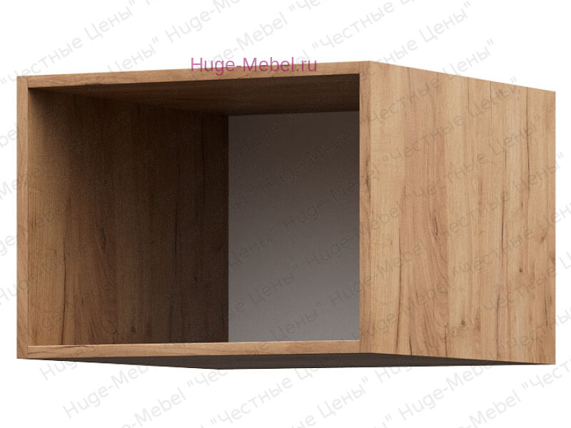 Корпус антресольного кухонного шкафа 500х360 (дуб крафт) Huge Mebel. Ширина 500 Высота 358. Кухонные шкафы Без фасада