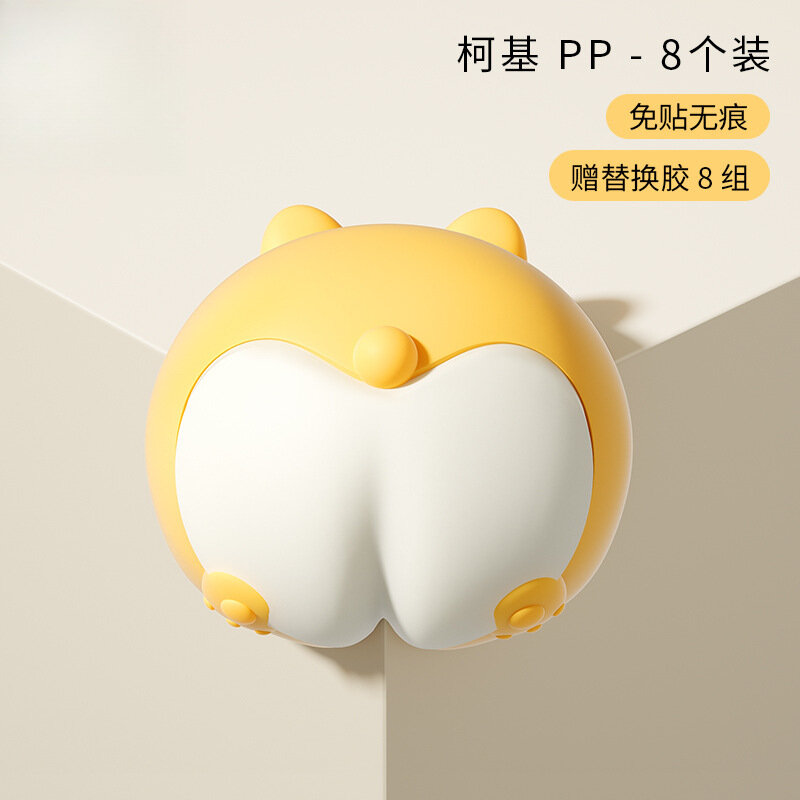 Защитный уголок для стола, мягкий антиударный стикер, мультяшный антиударный полоса, защитная обертка для стола, вытяжки, окна, утолщенная Китай