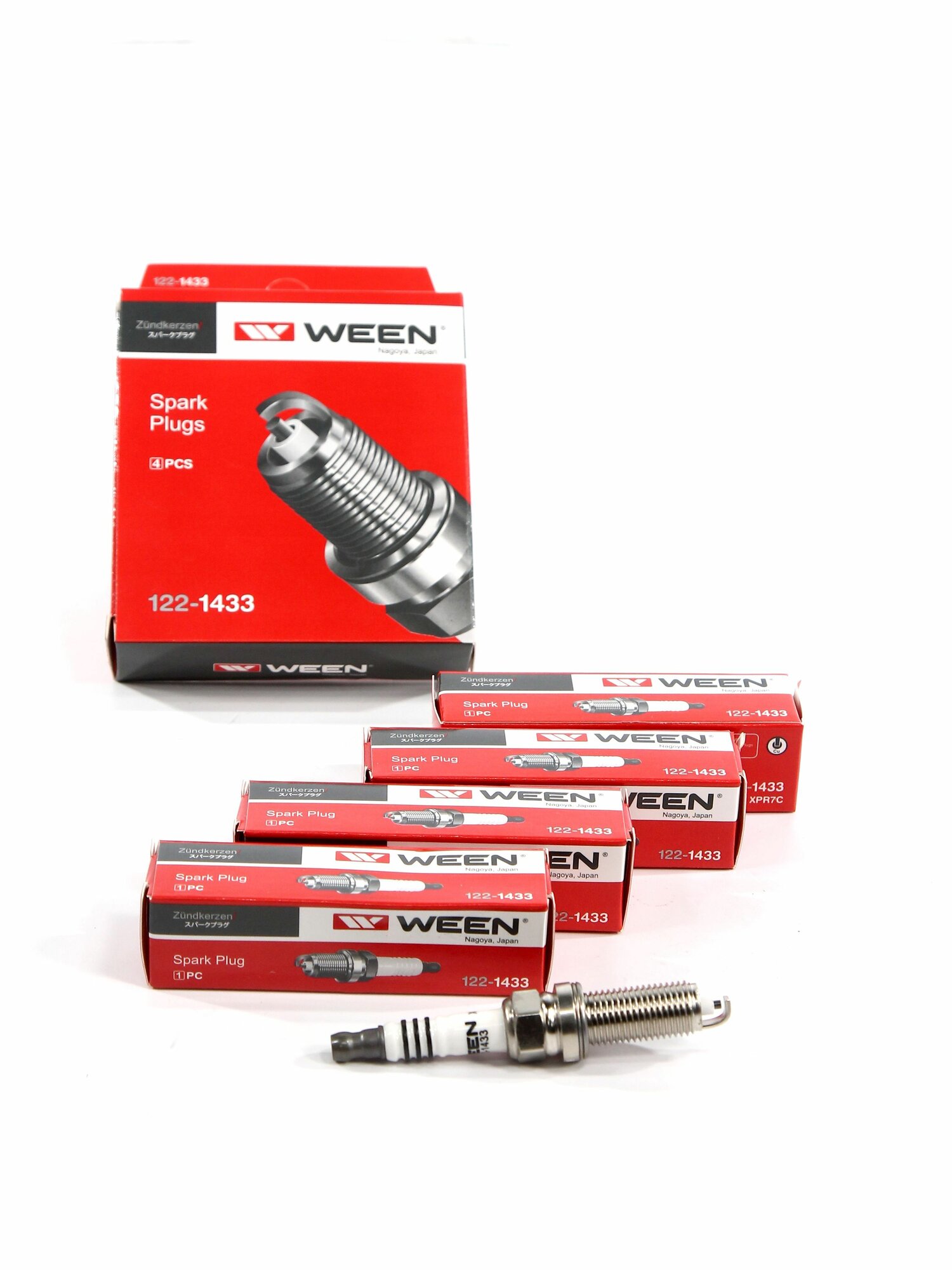 Свечи зажигания ВАЗ-Vesta, XRAY дв. H4M, HR16 (16 кл), к-т 4 шт, Ween 122-1433