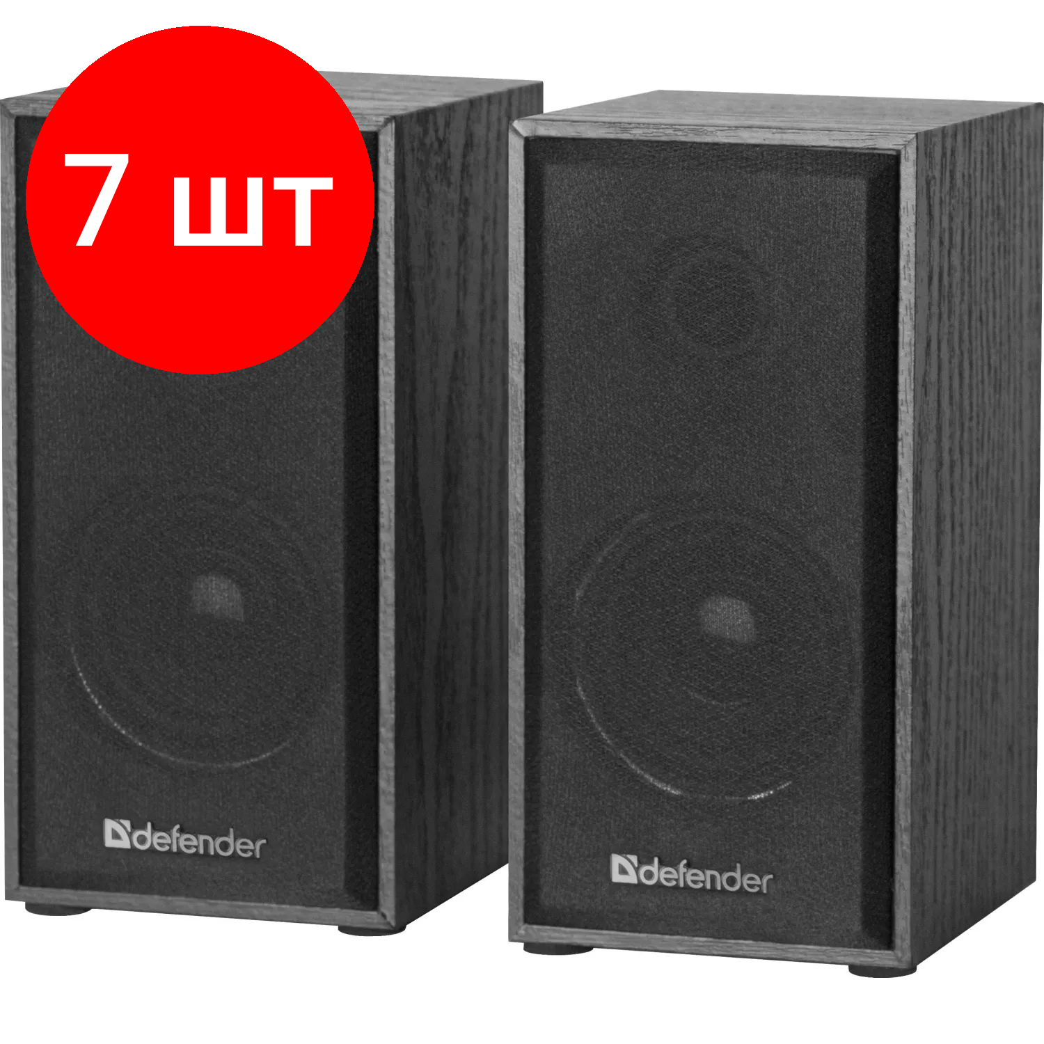Комплект 7 штук, Акустическая система 2.0 Defender SPK 240 6 Вт, питание от USB