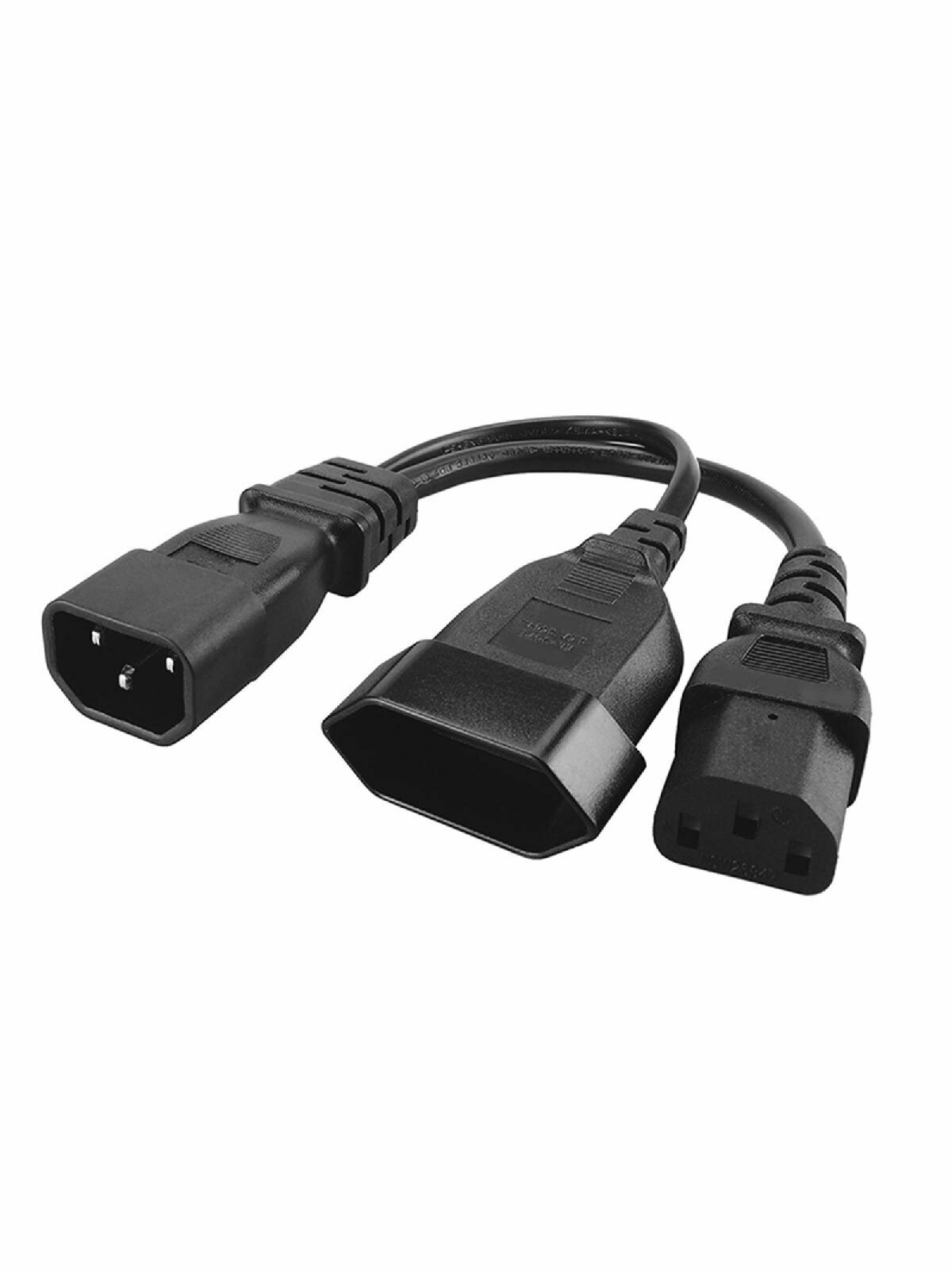 Удлинитель питания IEC320 C14-C13 + EU4.0mm Преобразователи Адаптеров Шнурная линия