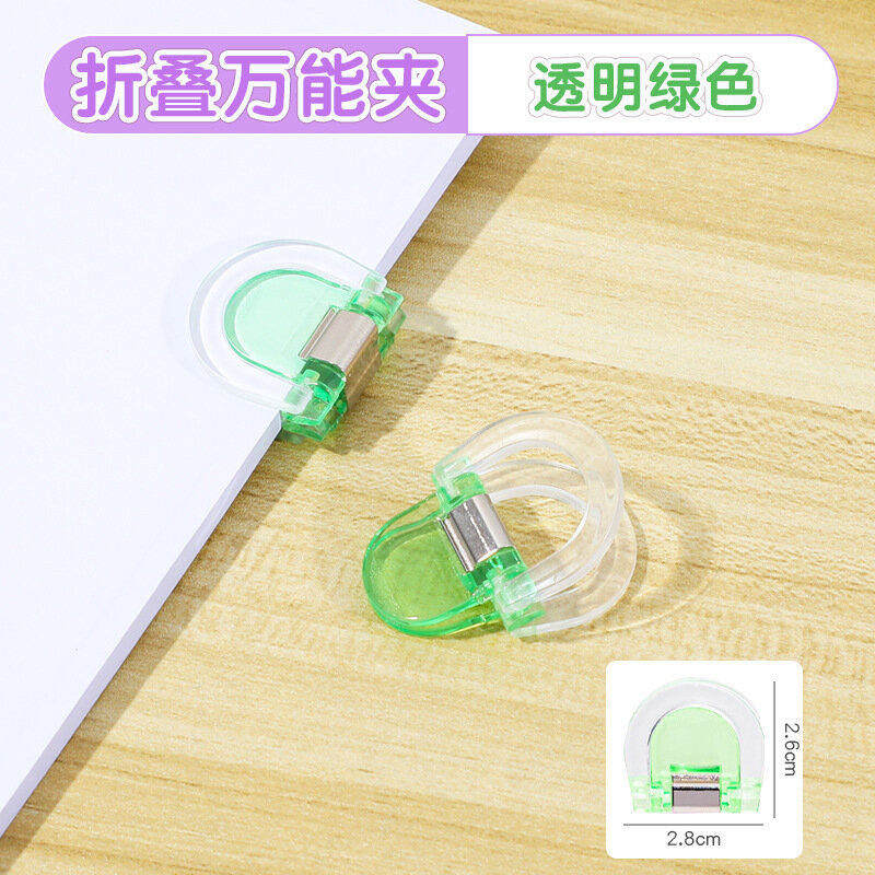 Прозрачный длинный зажим для чеков, файлов, высокая эстетика, без следов, зажим для планировщика, зажим для закусок