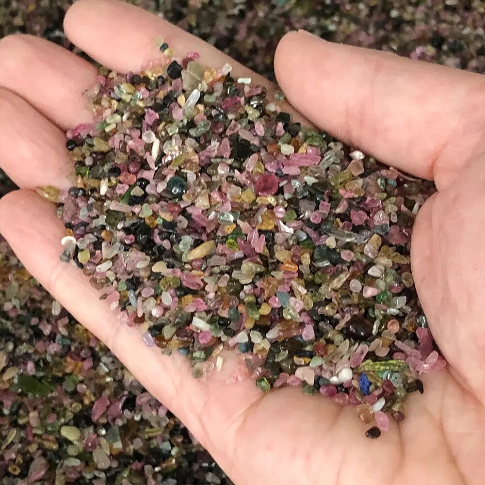 Натуральные Мини-крошки Из Кристаллов: Турмалин, Морганит, Кварц – Декоративные Минералы Для Дома, Аквариума, Фэн-шуй