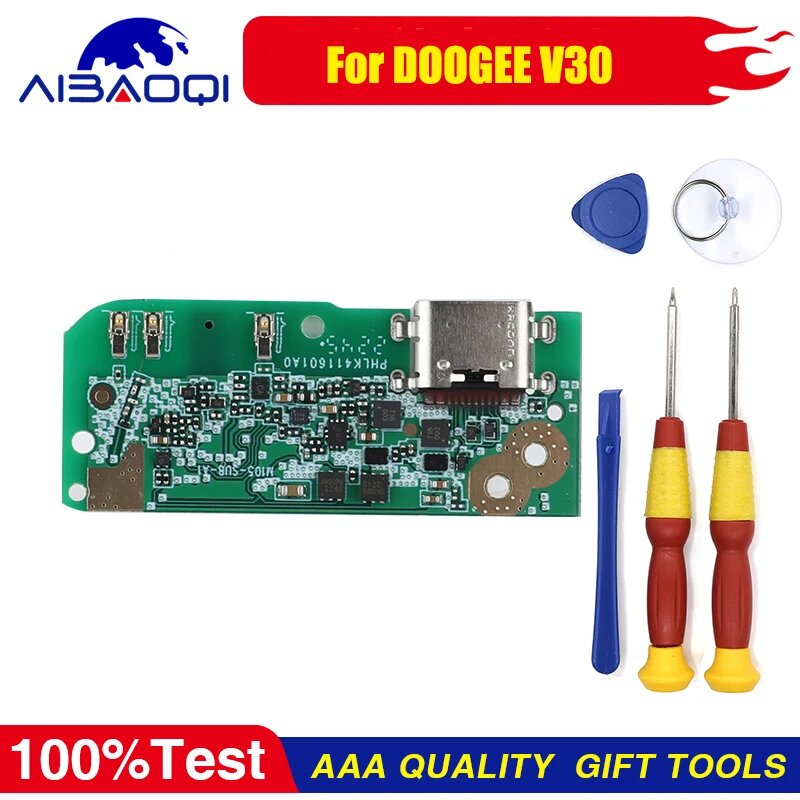 XUNQIYI 100% новый оригинальный USB-порт для зарядки, зарядная плата для DOOGEE V30, V30T, V30 V30