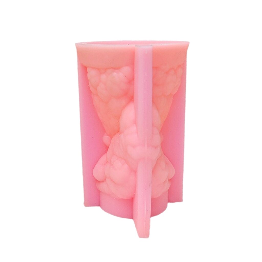 Форма для изготовления фигурок козла в виде черепа, изготовленная из высокотемпературного прочного силикона для легкого извлечения готовой формы.