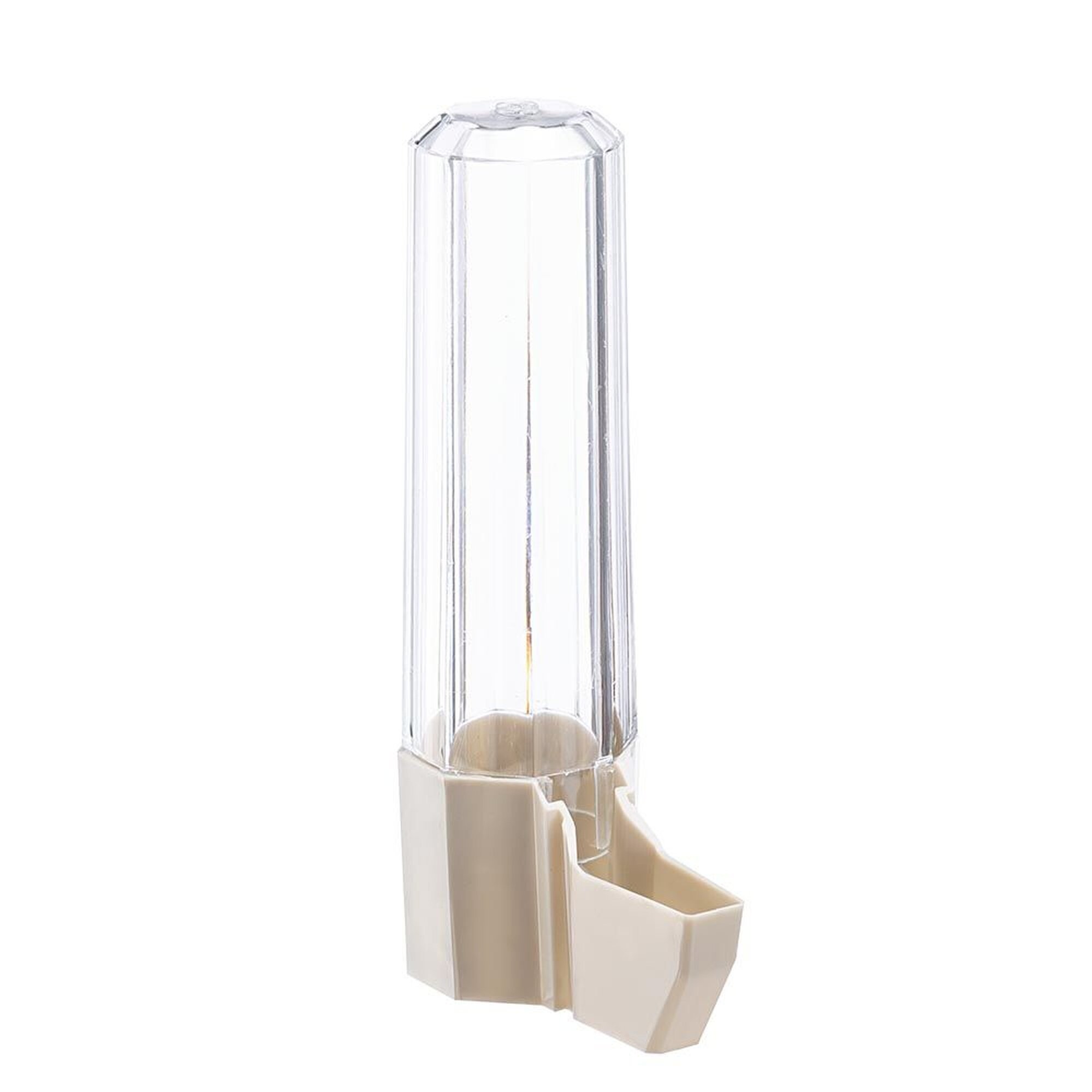 Поилка для малых птиц Ferplast CRISTAL - цилиндр, на вертикальные прутья, 65 мл