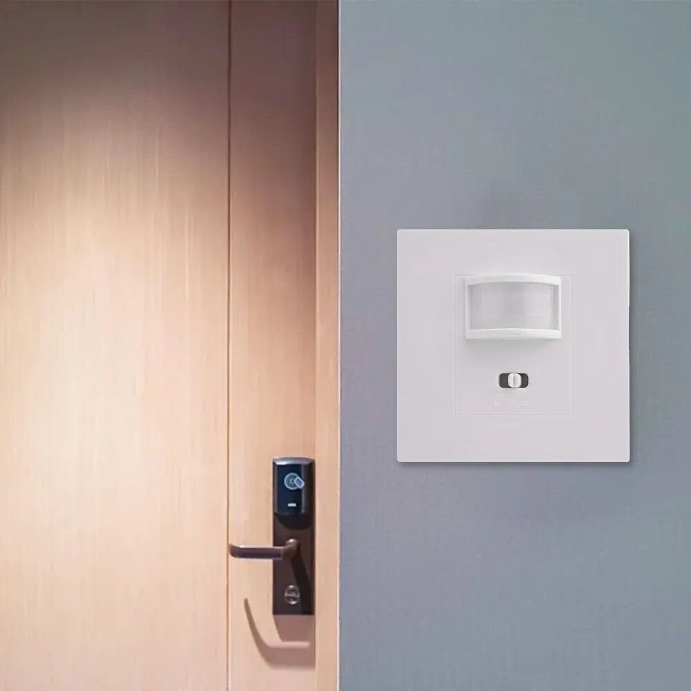 OZ-Worlar-Встраиваемый настенный датчик движения, датчик движения, выключатель для настенного и потолочного освещения