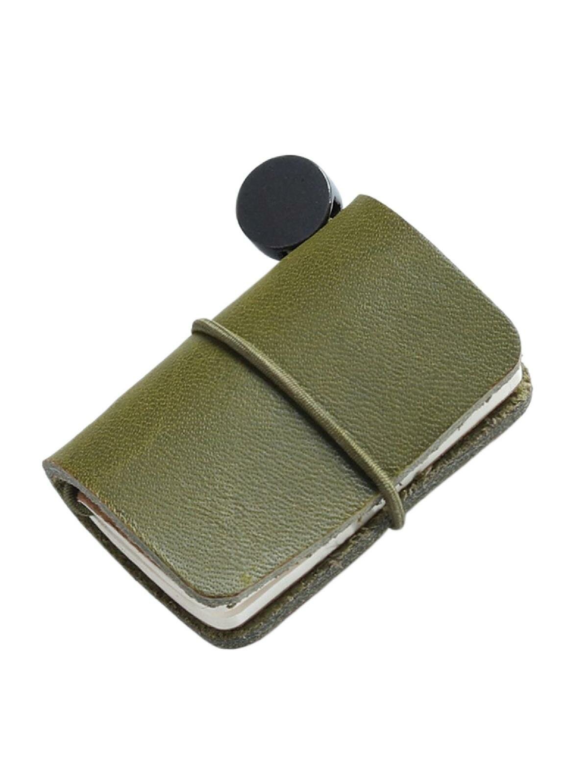 Маленький кожаный карманный блокнот для записей для женщин, Брелок, сумка-кошелек, шарм